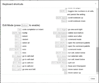 Jupyter notebook ショートカット 便利機能を使いこなそう